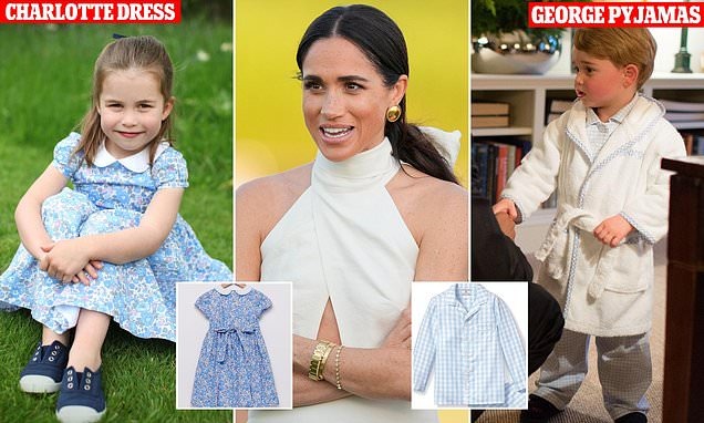LIZ JONES: Meghan's unsettling flogging of clothes worn by Princess ...
